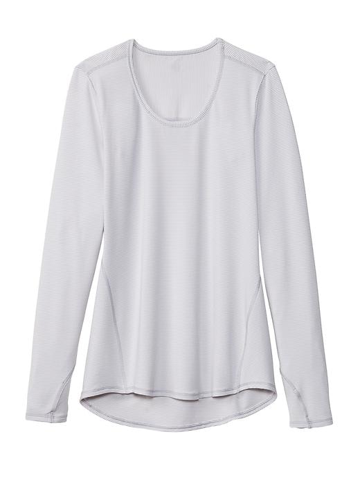 Heather Stripe Chi Top Extra Long | Athleta