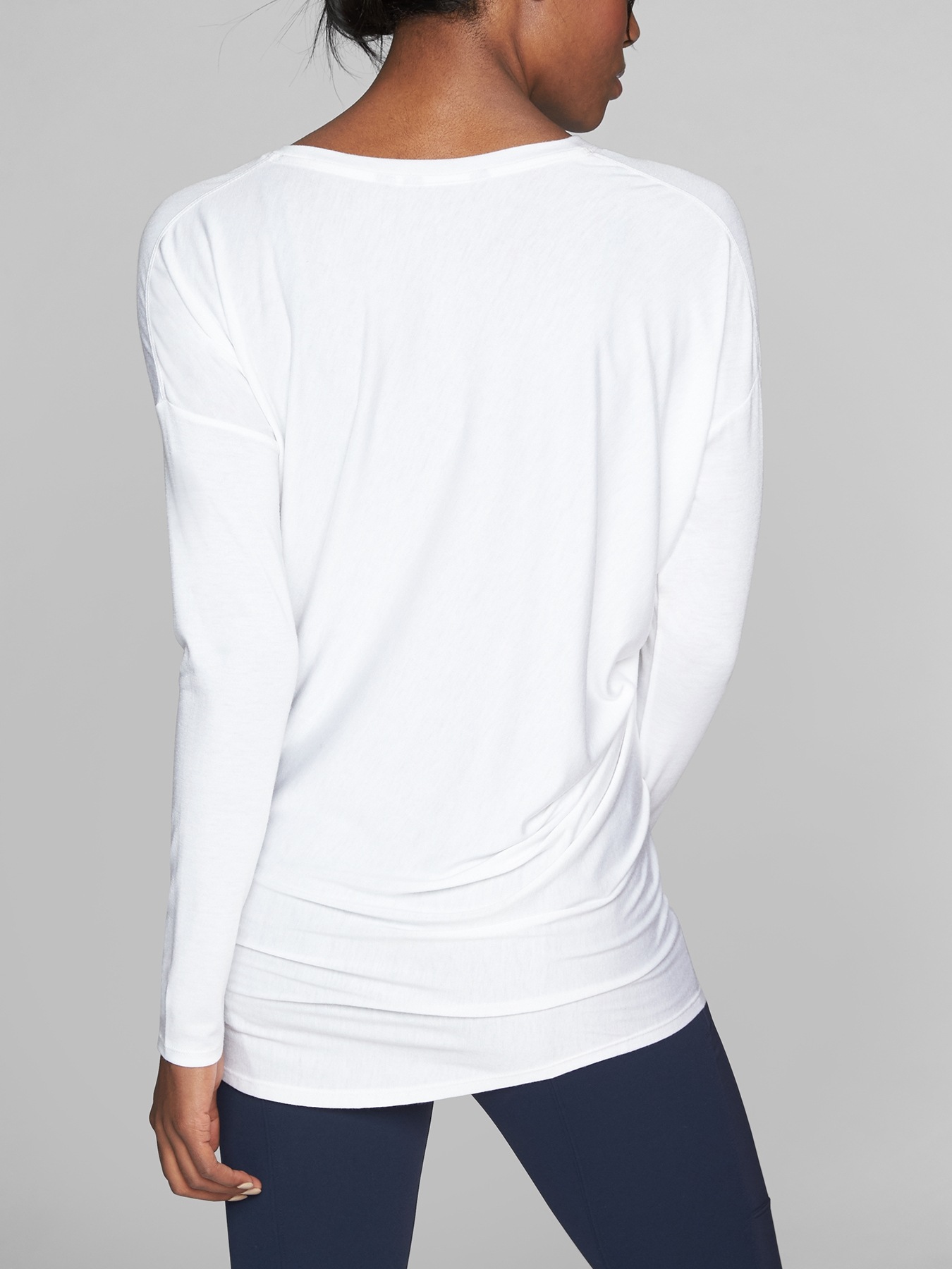 Threadlight Asym Relaxed Long Sleeve | Athleta