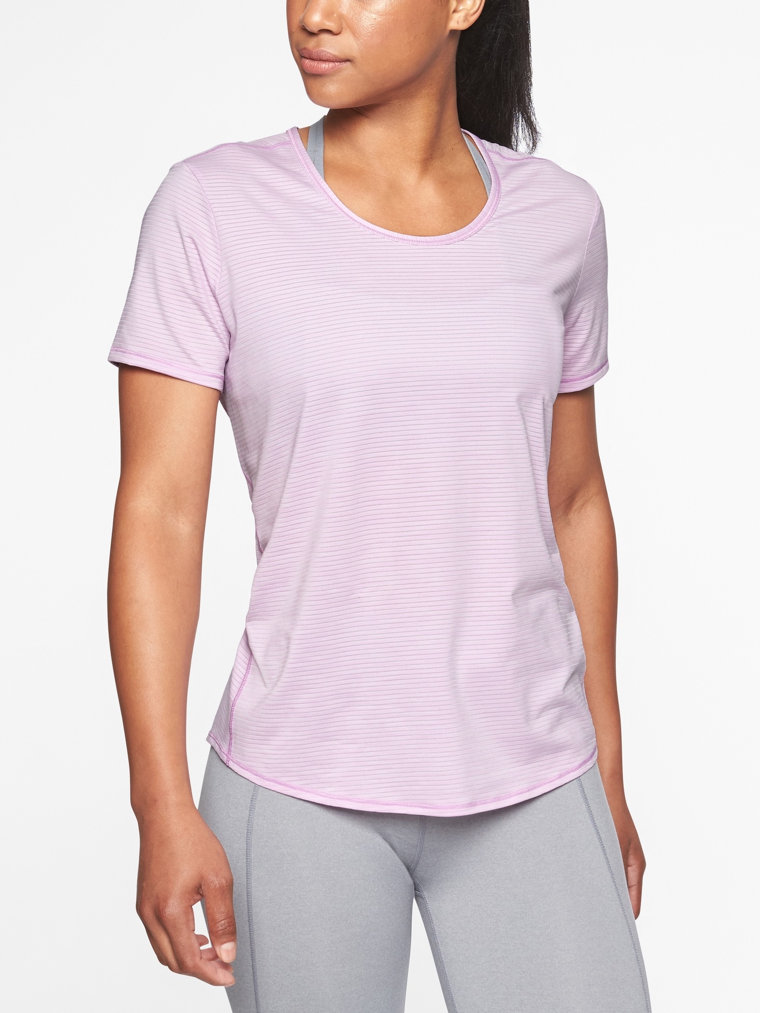 Shadow Stripe Chi Tee | Athleta