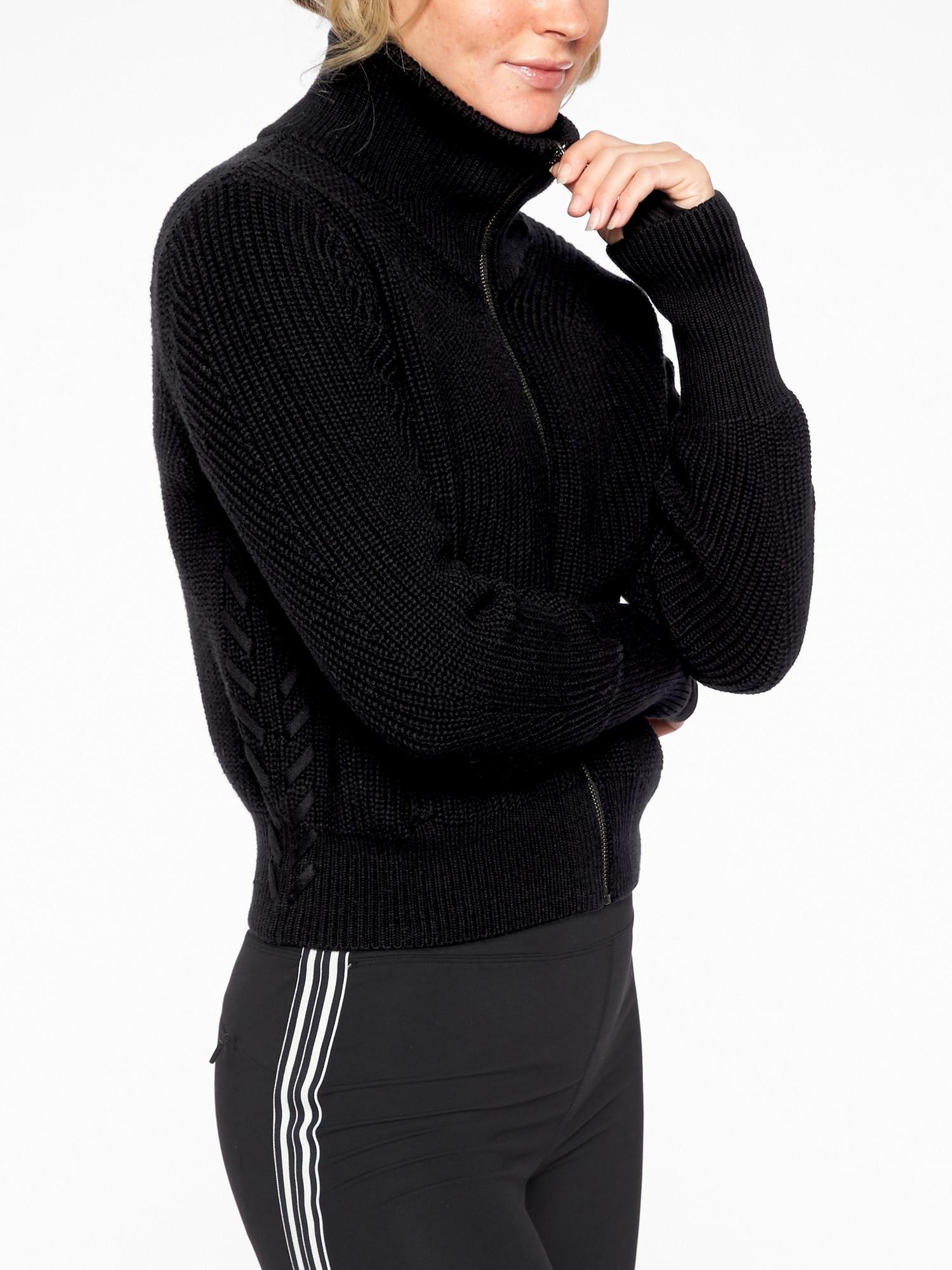 Swissvale Bomber Sweater | Athleta