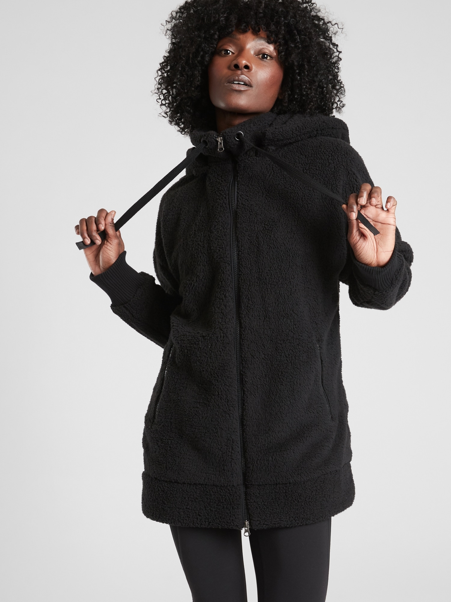 Tugga Long Sherpa Jacket | Athleta