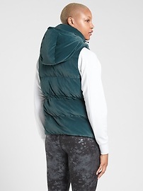 Lofty Velvet Down Vest | Athleta