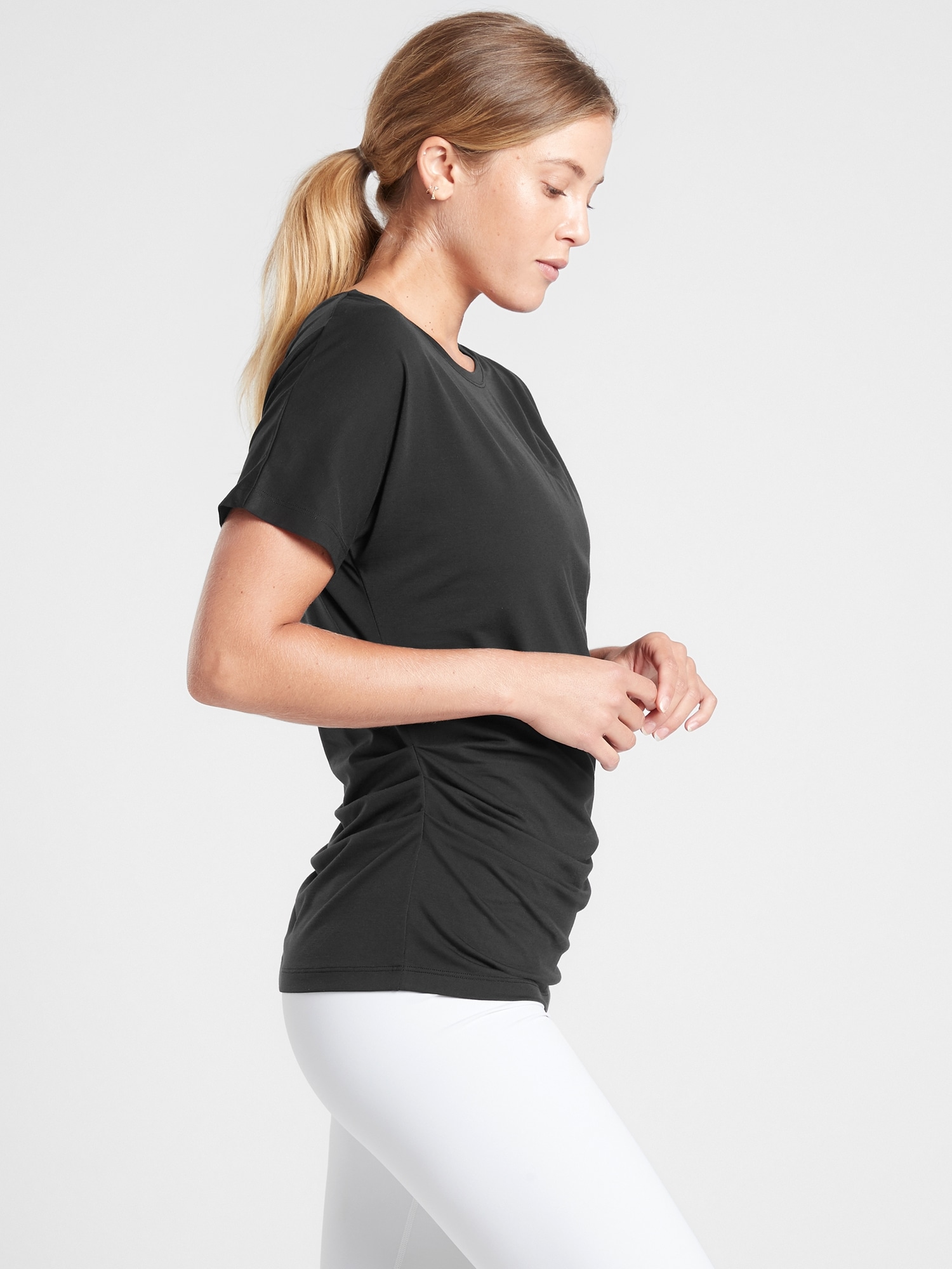 Essence Pleated Tee | Athleta