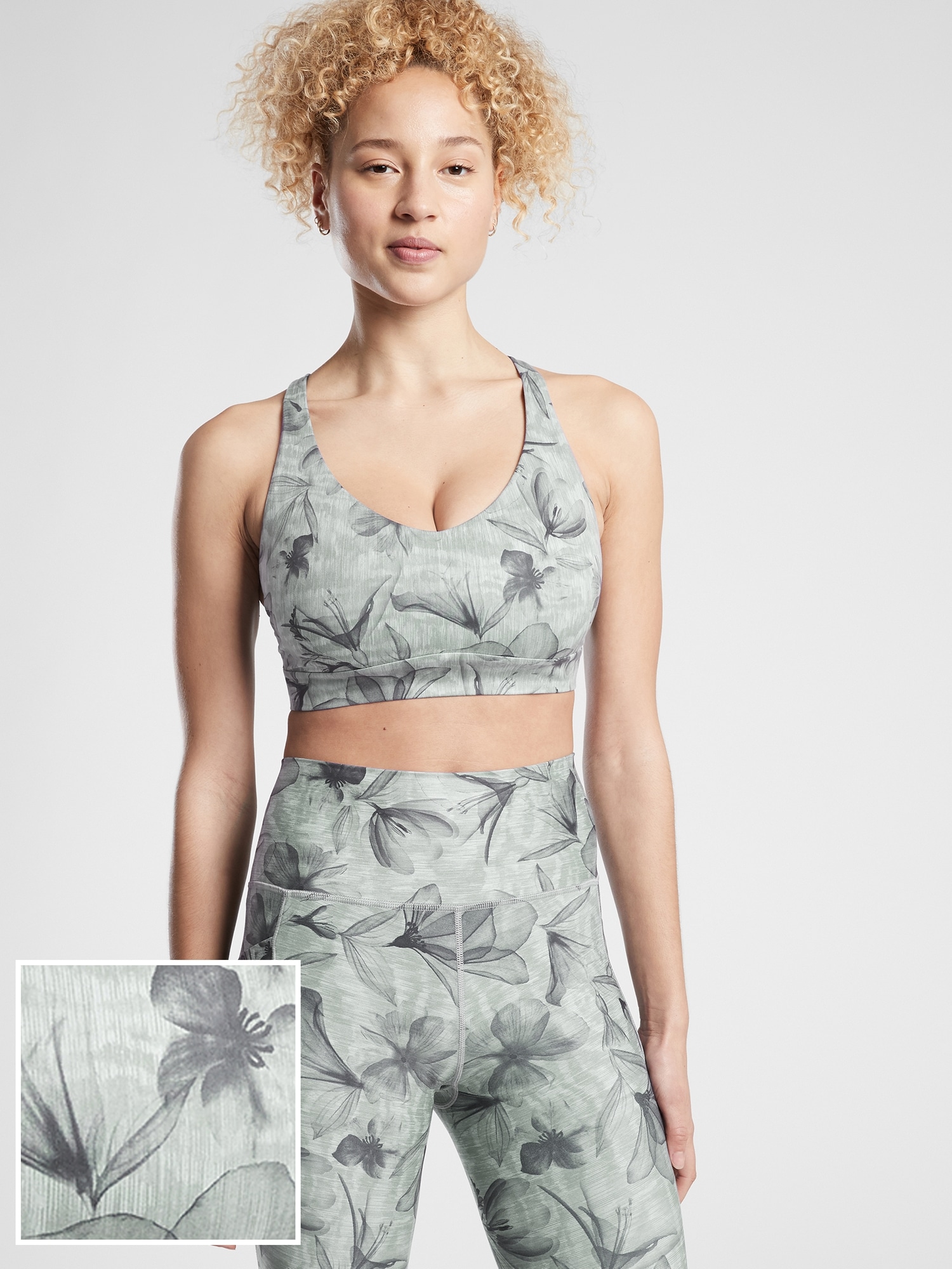 Solace Printed Bra D-DD+ | Athleta