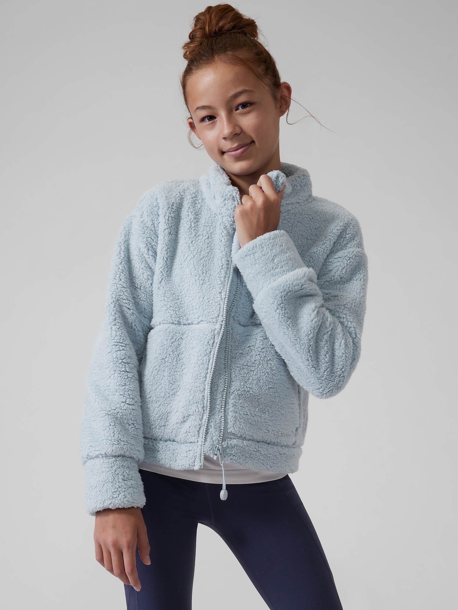 Athleta Girl So Toasty Tugga Sherpa Jacket | Athleta