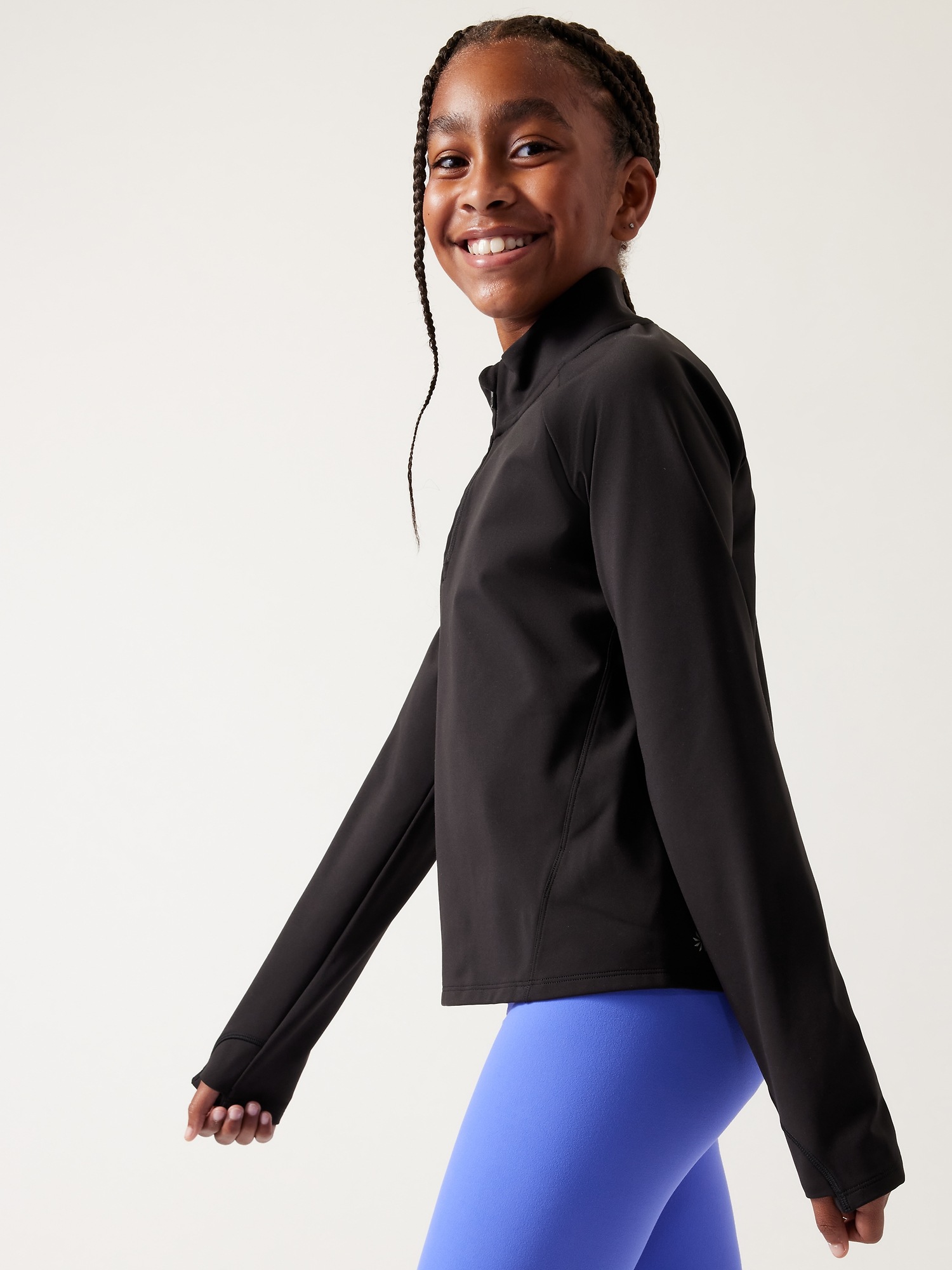 Athleta Girl Icebreaker Half Zip Top | Athleta