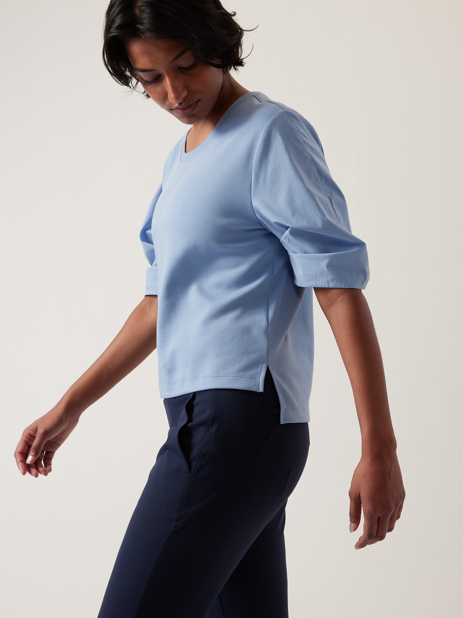 Harlow Hybrid Tee | Athleta