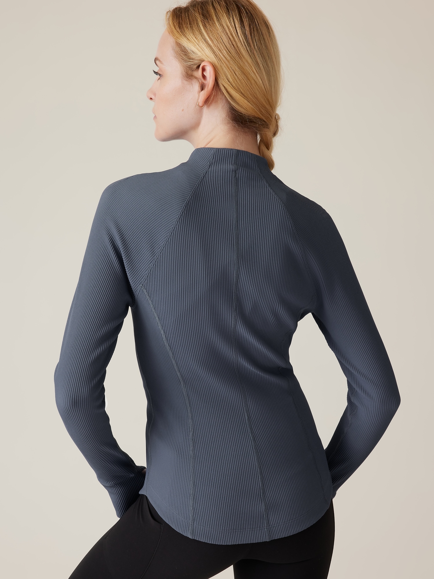 Salutation Ribbed Jacket | Athleta