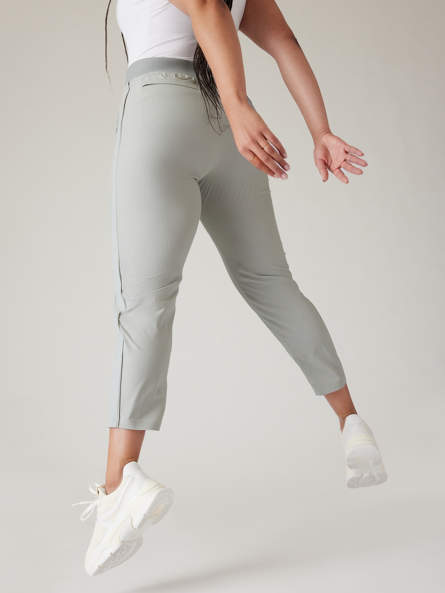 Brooklyn Textured Ankle Pant | Athleta