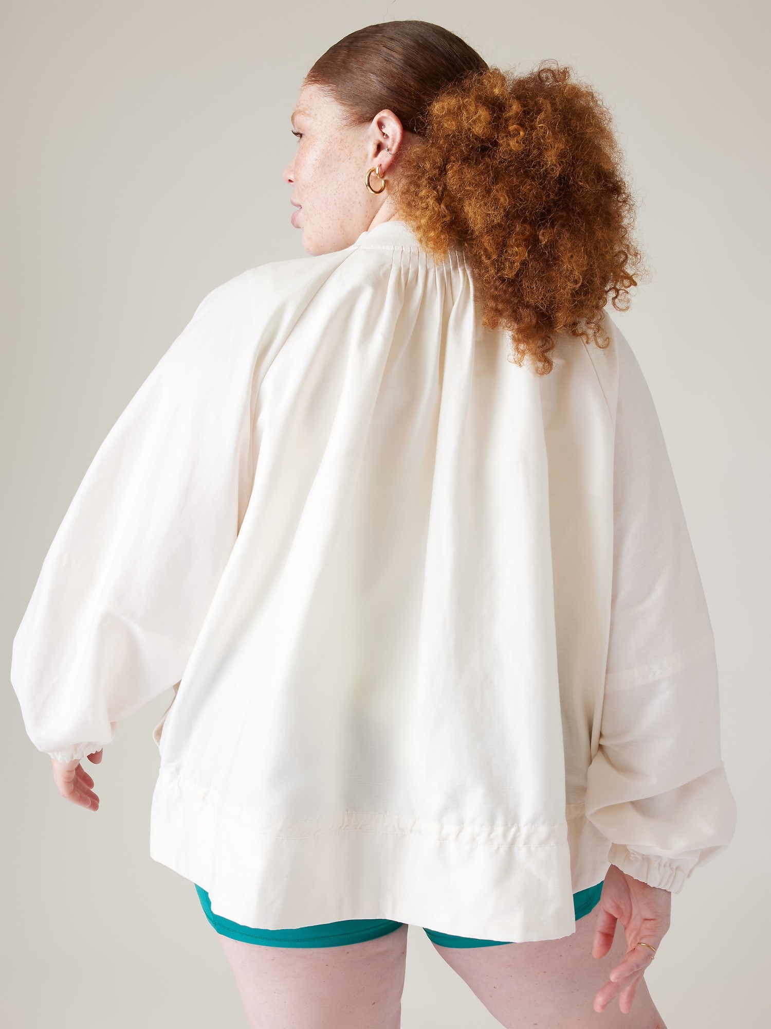 Keys Enlighten Up Linen Bomber | Athleta Keys Enlighten Up Linen Bomber | Athleta