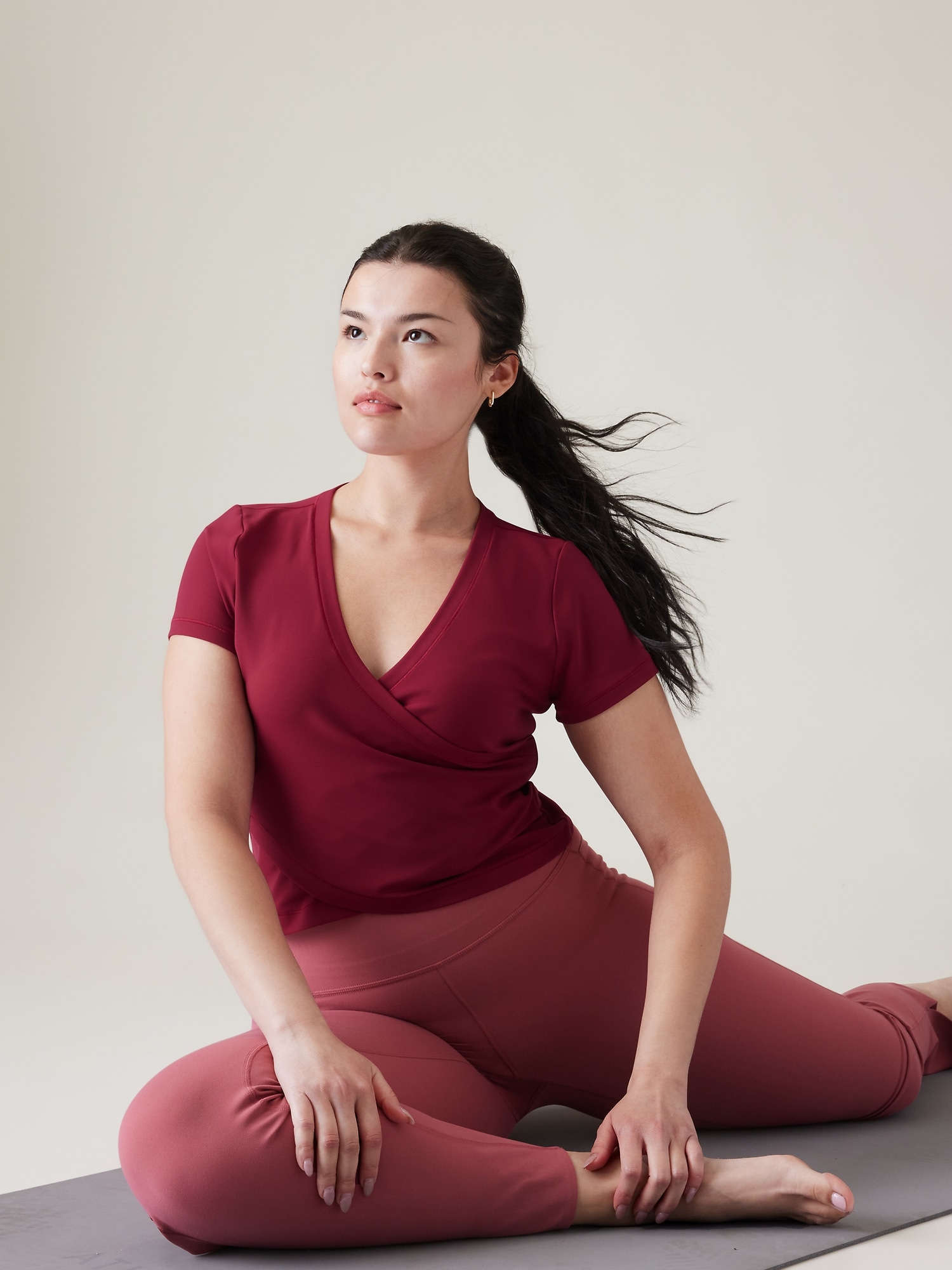 Transcend Wrap Tee | Athleta