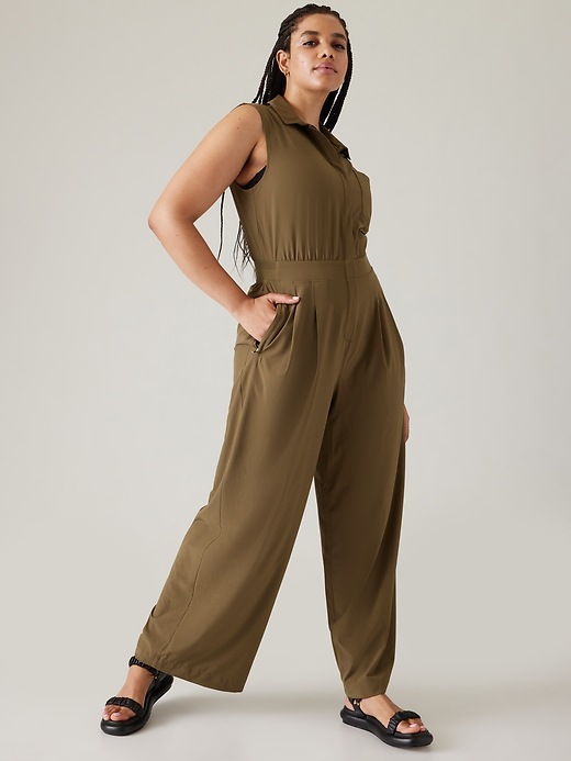 Brooklyn Heights Wide Leg Jumpsuit | Athleta