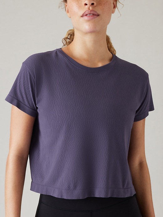Ether Seamless Mesh Tee | Athleta