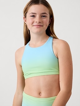 Athleta Girl High Neck Ombre Bikini Top | Athleta